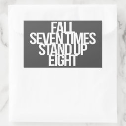 Inspirational and motivational quote rectangular sticker | Zazzle