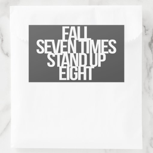 Inspirational and motivational quote rectangular sticker | Zazzle