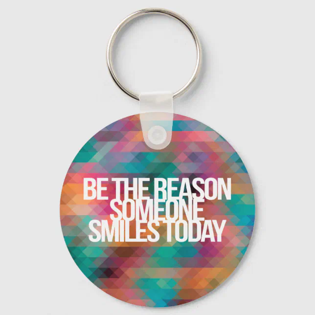 Inspirational and motivational quotes keychain | Zazzle