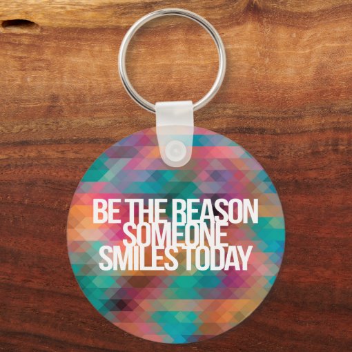 Inspirational and motivational quotes keychain | Zazzle