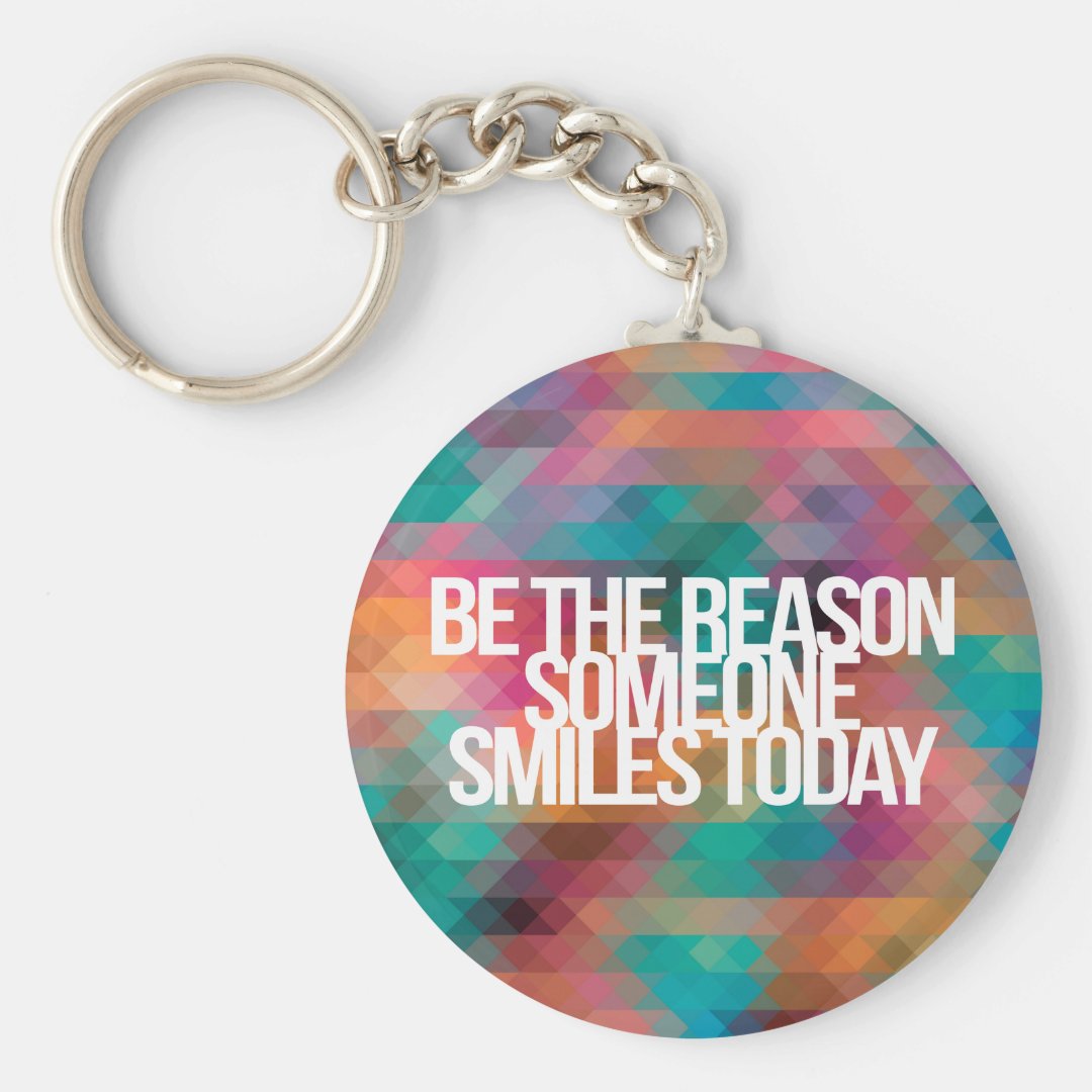 Inspirational and motivational quotes keychain | Zazzle