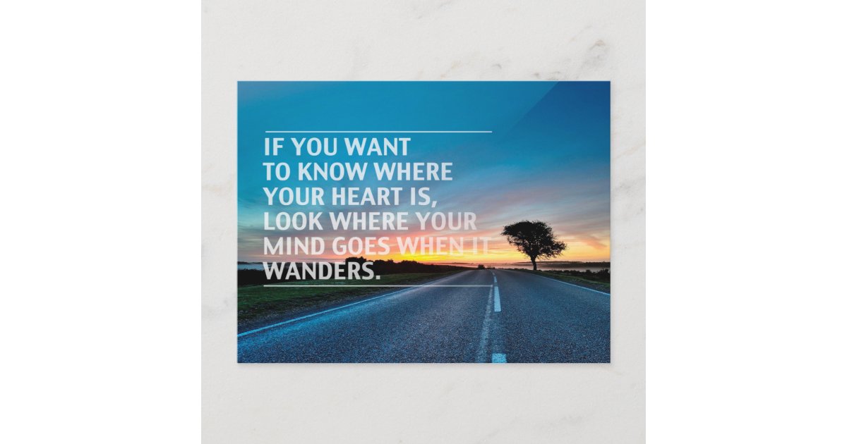 Inspirational and motivational quotes postcard | Zazzle