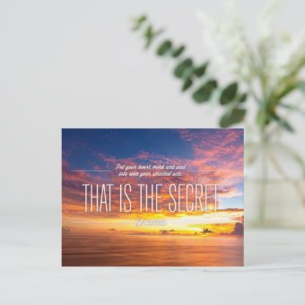 Inspirational and motivational quotes postcard | Zazzle