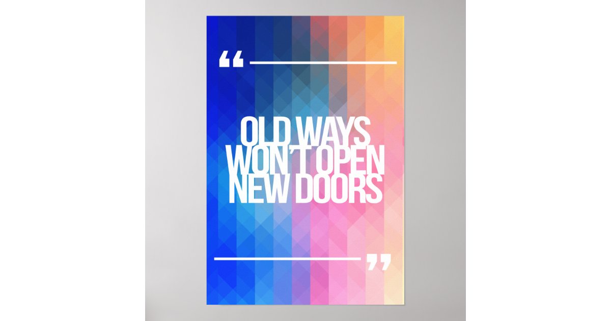 Inspirational and motivational quotes poster | Zazzle