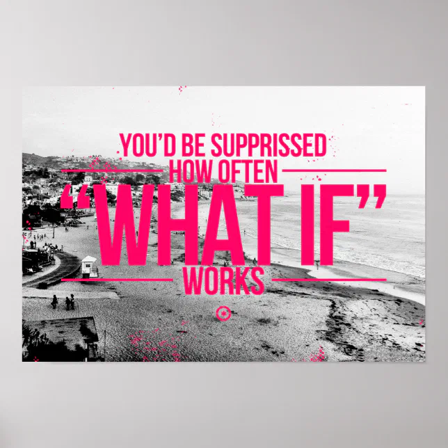 Inspirational and motivational quotes poster | Zazzle