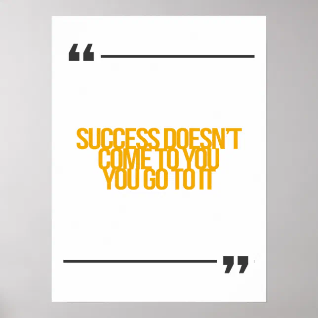 Inspirational and motivational quotes poster | Zazzle
