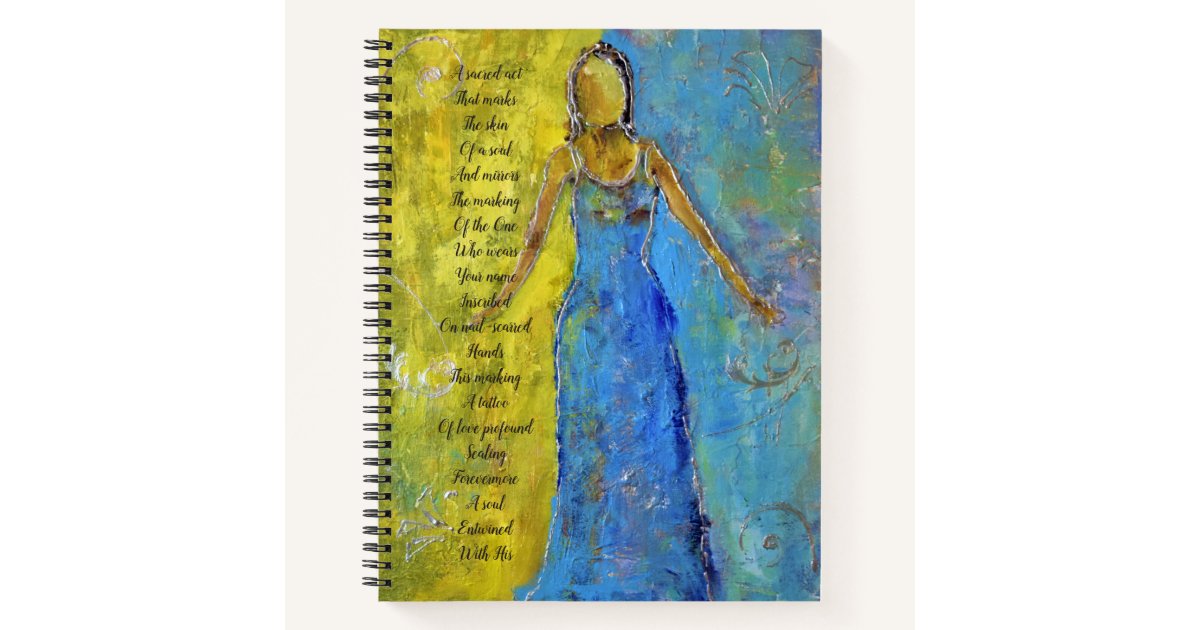 Inspirational angel notebook | Zazzle