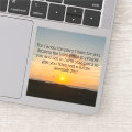 Inspirational Bible Verse Jeremiah 29:11 Sunrise Sticker | Zazzle
