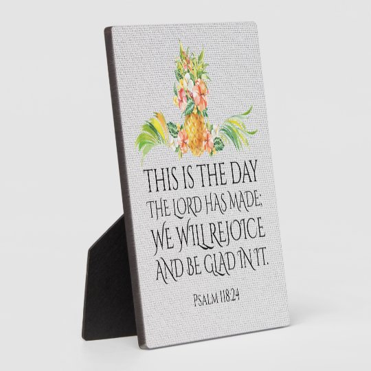 Inspirational Bible Verse Plaque | Zazzle.com