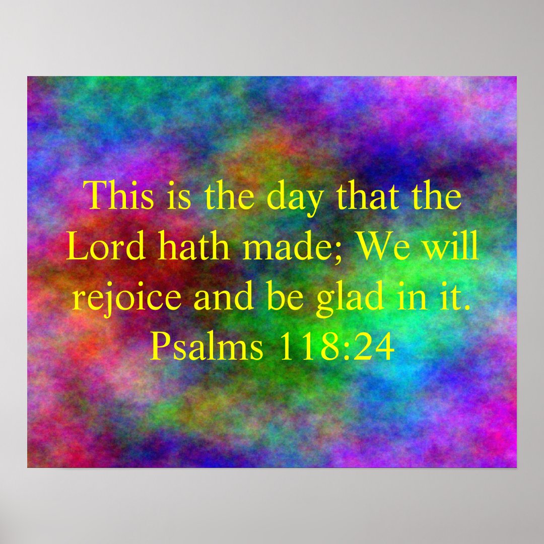 Inspirational bible verse poster | Zazzle