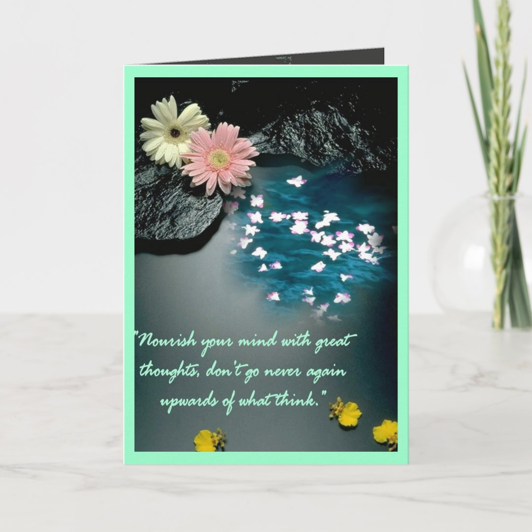 Inspirational Birthday Card | Zazzle