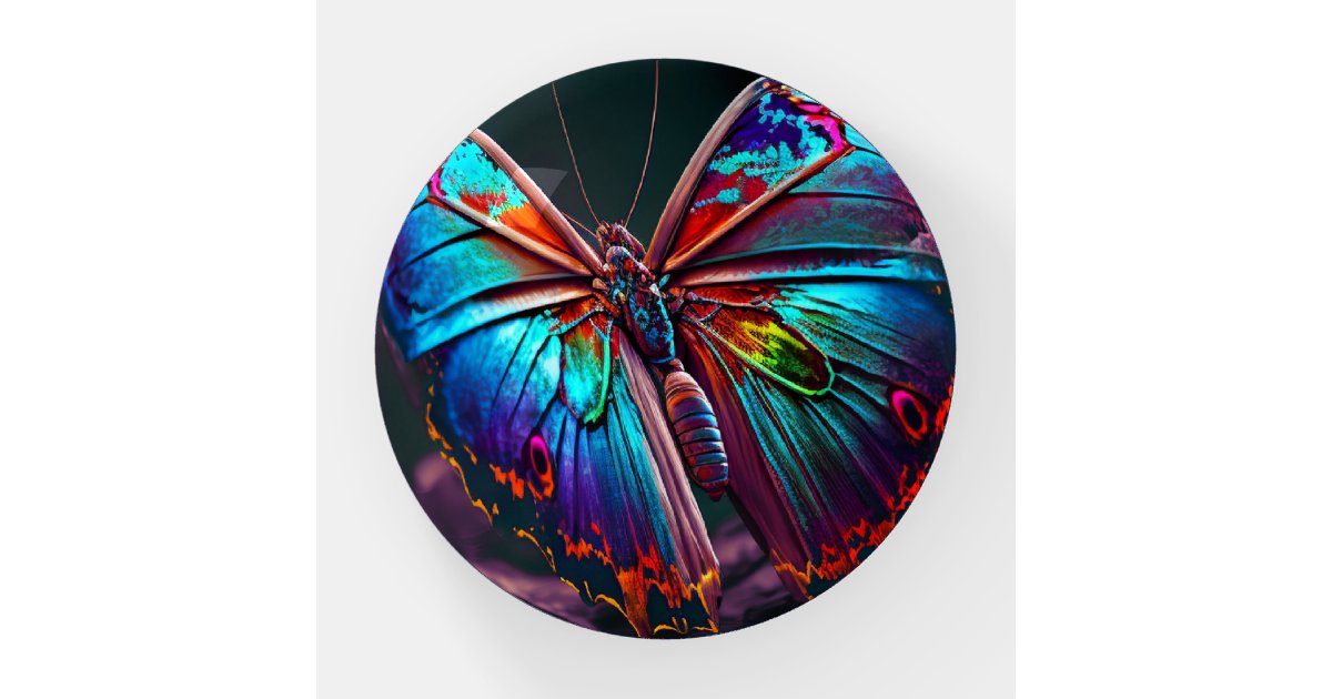 Inspirational Butterfly Message Acrylic Award Pape Paperweight | Zazzle
