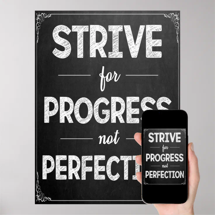 Inspirational Chalkboard Classroom Poster | Zazzle