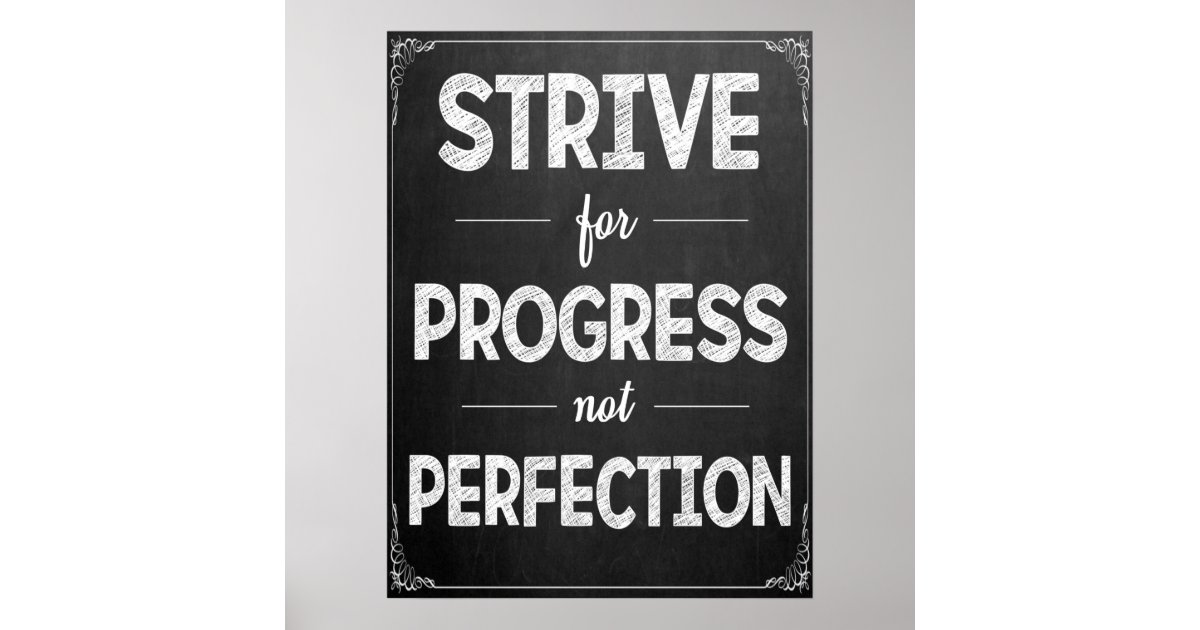 Inspirational Chalkboard Classroom Poster | Zazzle