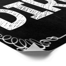 Inspirational Chalkboard Poster | Zazzle