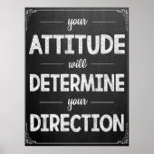 Inspirational Chalkboard Poster | Zazzle