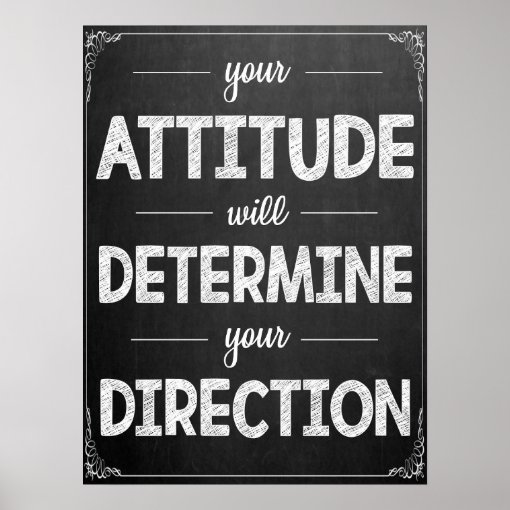 Inspirational Chalkboard Poster | Zazzle