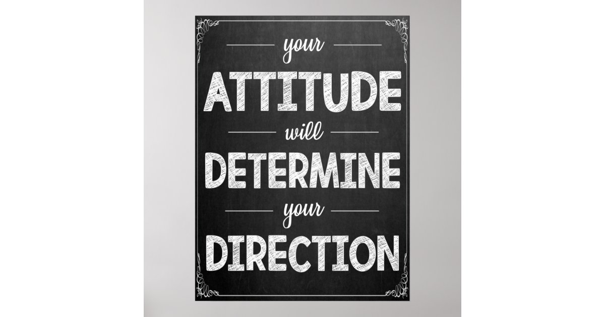 Inspirational Chalkboard Poster | Zazzle