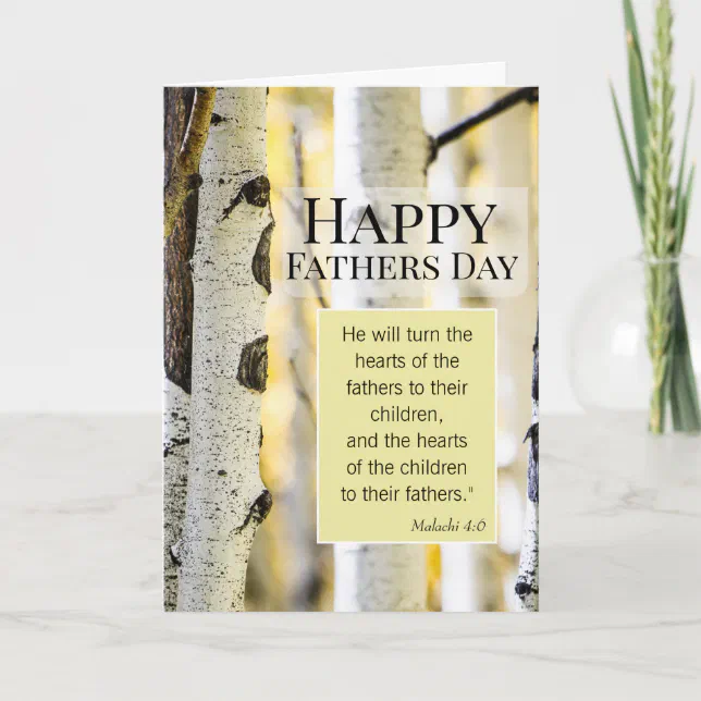 Inspirational Christian Fathers Day Card | Zazzle
