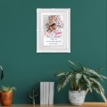 Inspirational Christmas Quote Photo Overlay Framed Art | Zazzle