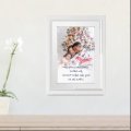 Inspirational Christmas Quote Photo Overlay Framed Art | Zazzle