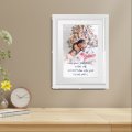 Inspirational Christmas Quote Photo Overlay Framed Art | Zazzle