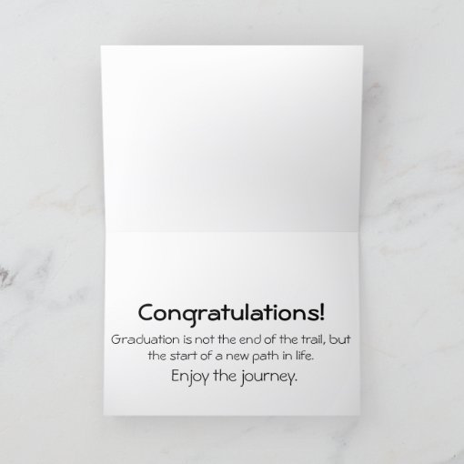 Inspirational Congratulations Graduation Card | Zazzle