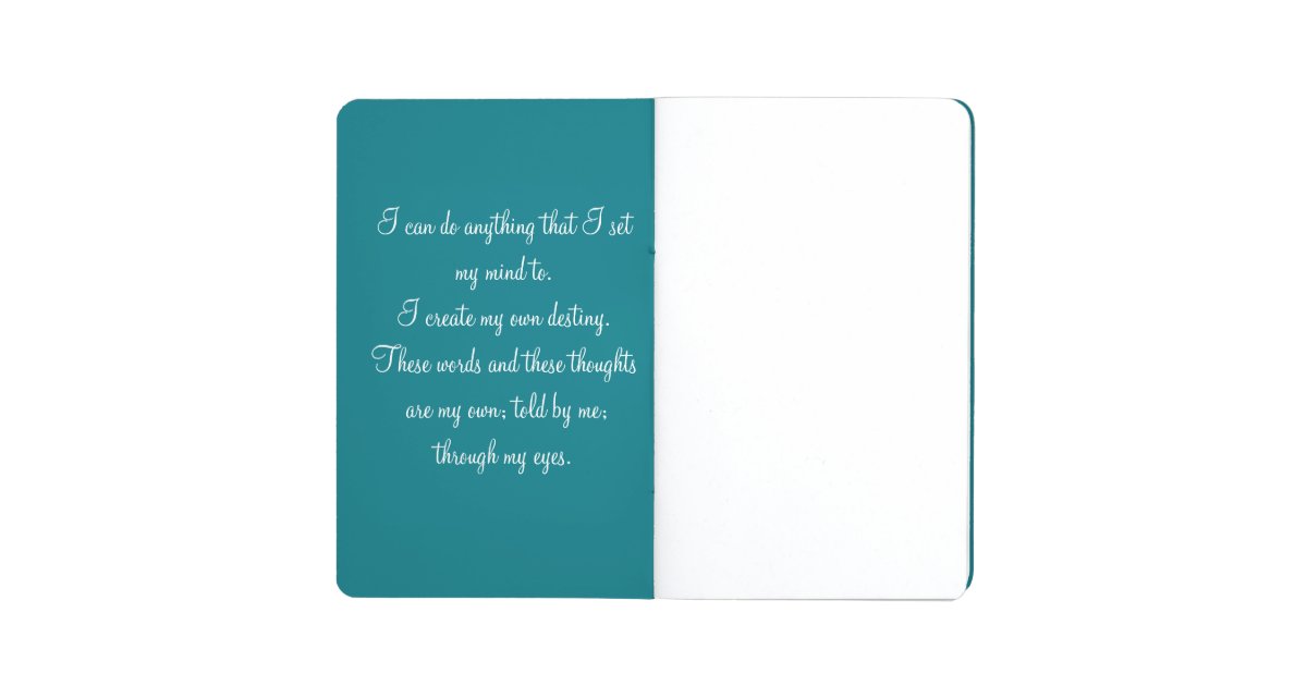 Inspirational Diary/Journal Journal | Zazzle