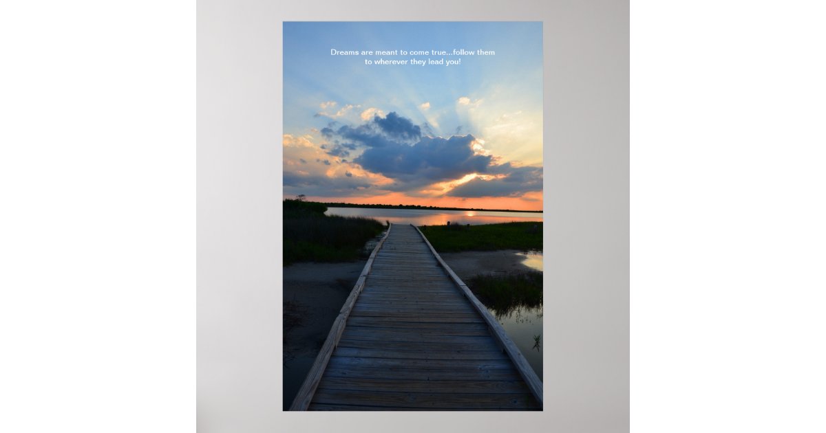 Inspirational Dream Poster | Zazzle