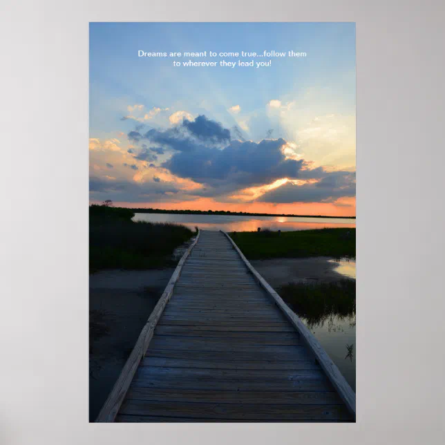 Inspirational Dream Poster | Zazzle