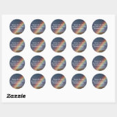 Inspirational Drug Addiction Recovery Rainbow Classic Round Sticker ...