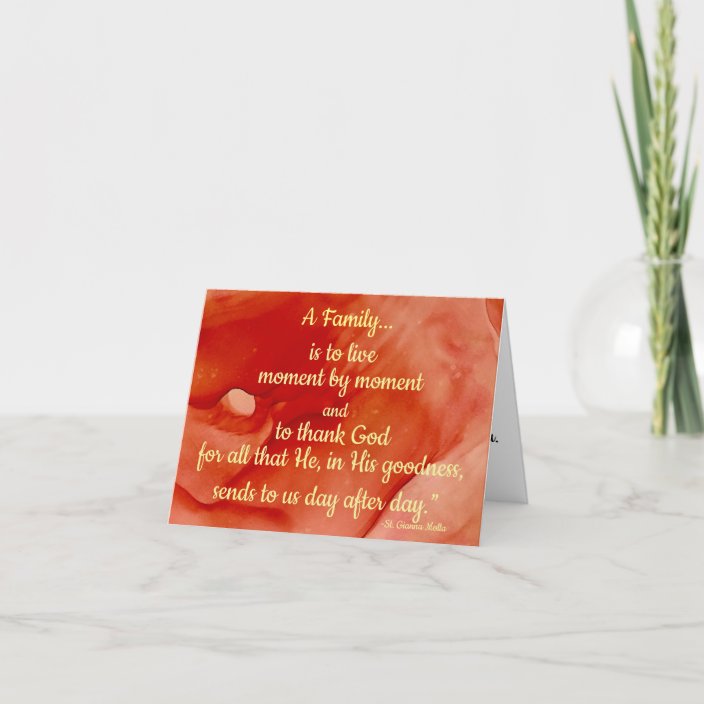 Inspirational Family Prayer Note Card | Zazzle.com
