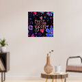 Inspirational Focus on the Good Purple Classroom Poster | Zazzle