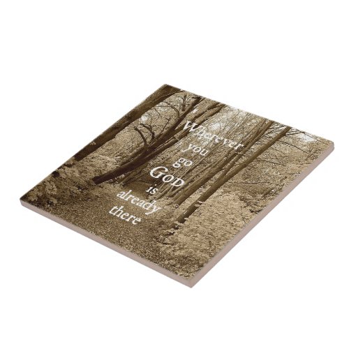Inspirational God Quote; Tile | Zazzle