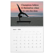 INSPIRATIONAL GYMNASTICS CALENDAR | Zazzle