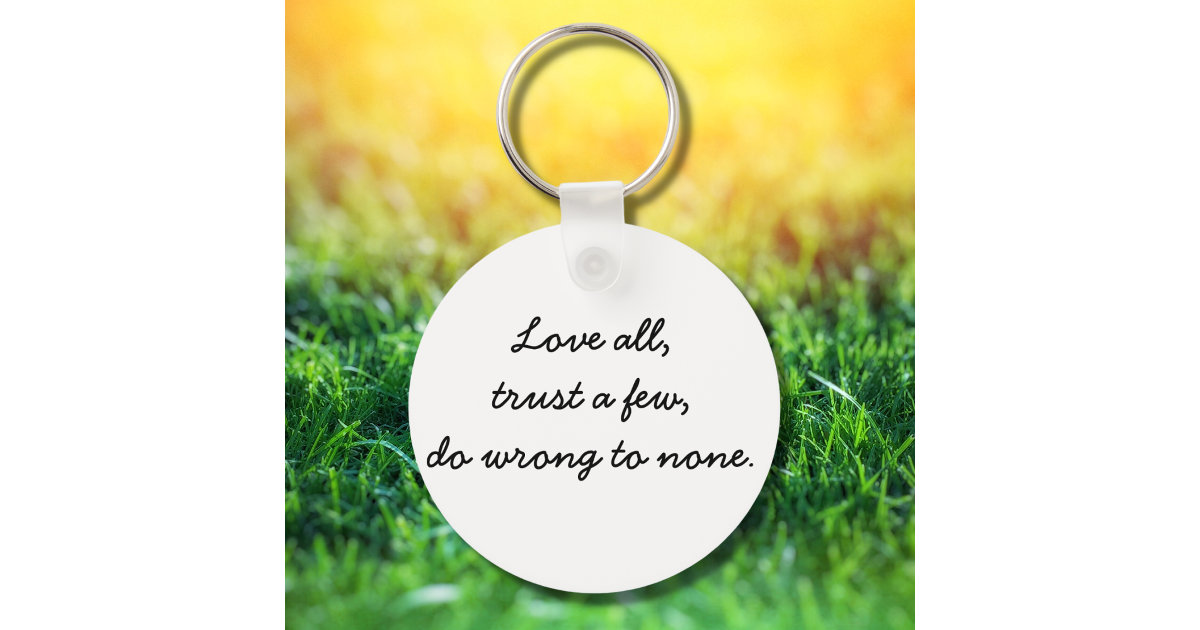 Inspirational keychains love quotes peace gifts | Zazzle