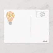 Inspirational Light Bulb custom postcard | Zazzle