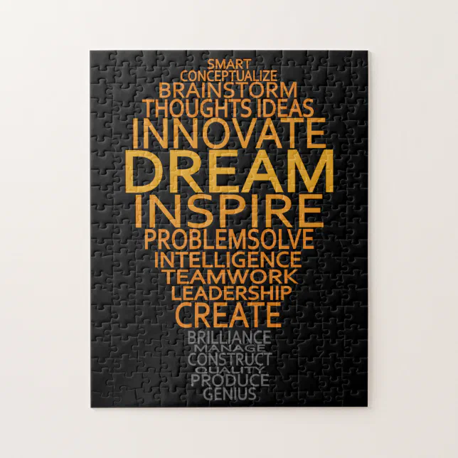 Inspirational Light Bulb puzzle | Zazzle