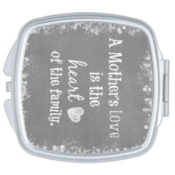 Inspirational Mom Quote Compact Mirror | Zazzle