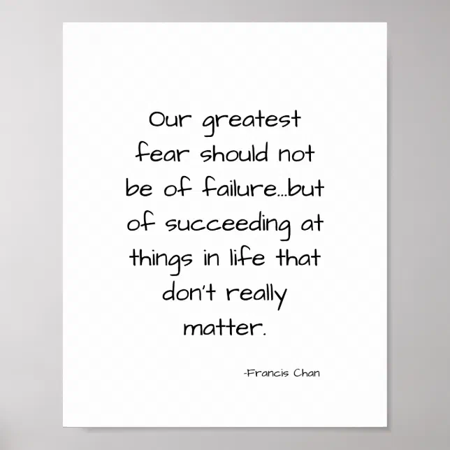 Inspirational motivational life quote poster | Zazzle