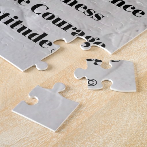 Inspirational Motivational Quote Tree Jigsaw Puzzle | Zazzle