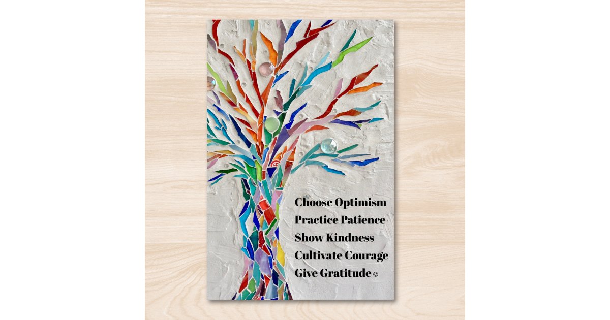 Inspirational Motivational Quote Tree Poster | Zazzle