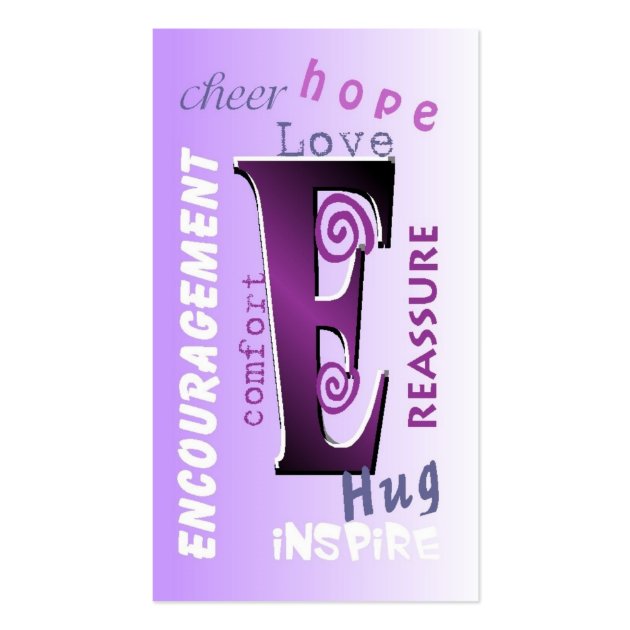 Inspirational Motivational Wallet Size Card Business Card Template