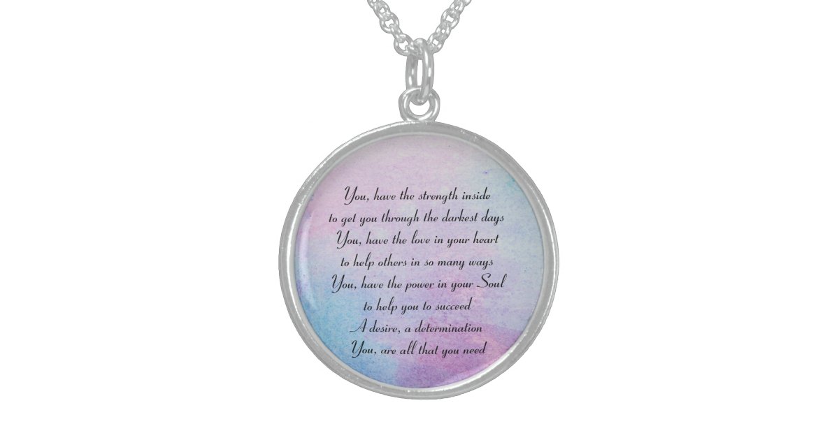 inspirational necklace | Zazzle