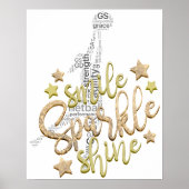 Inspirational Netball Quote Poster | Zazzle