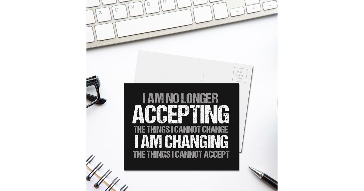Inspirational Political Activist Change Quote Postcard | Zazzle