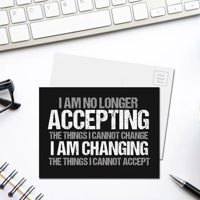 Inspirational Political Activist Change Quote Postcard | Zazzle