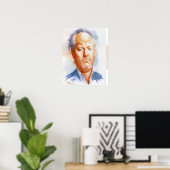 Inspirational portrait of Andrew Breitbart Poster | Zazzle