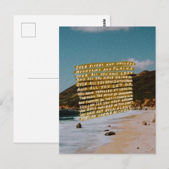 Inspirational postcard | Zazzle
