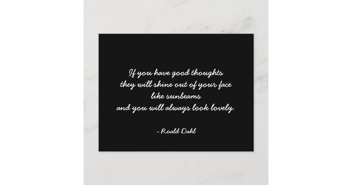 Inspirational Postcard quote | Zazzle